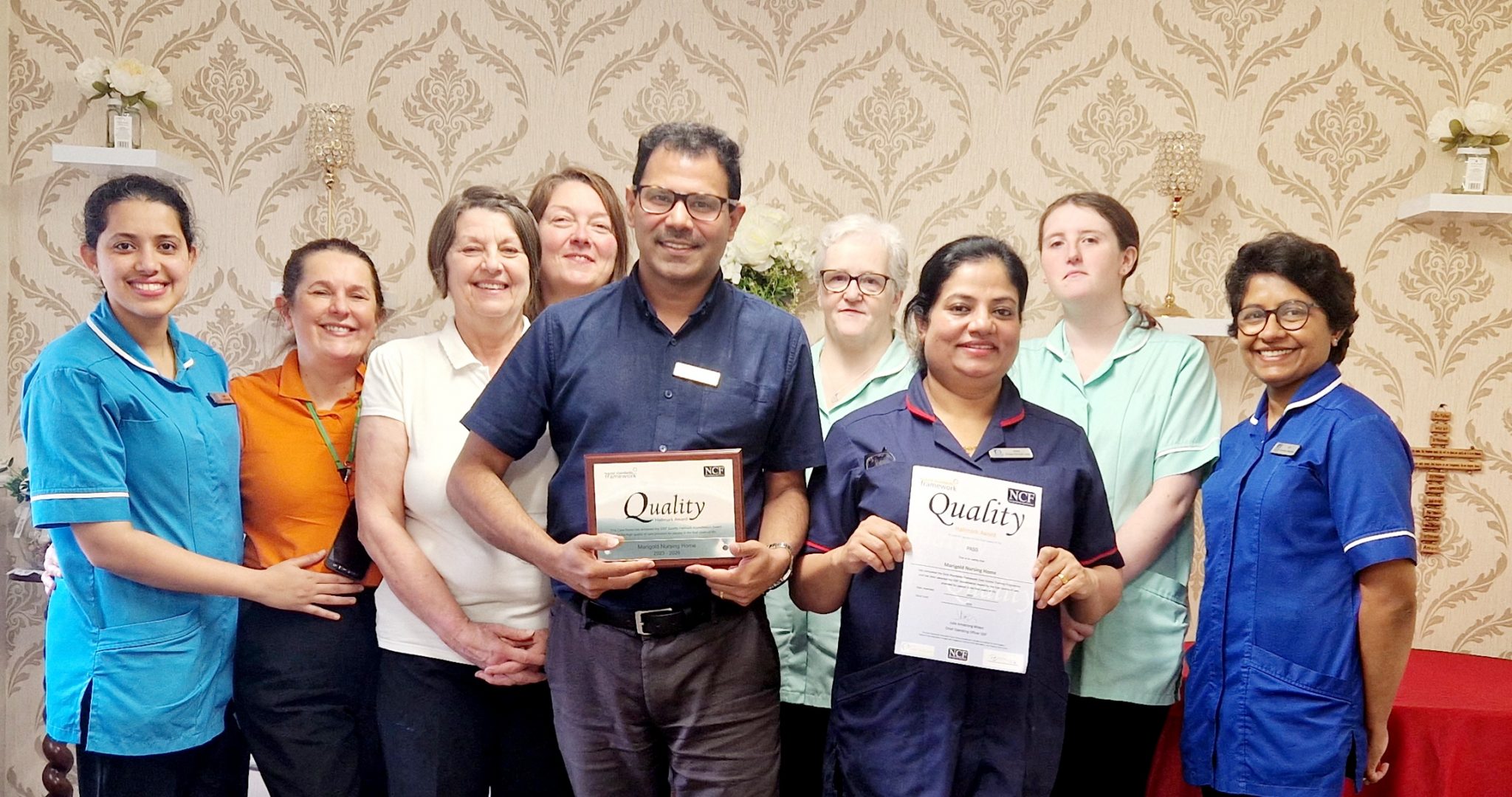 Marigold Nursing Home receives gold standard quality award - Memory ...